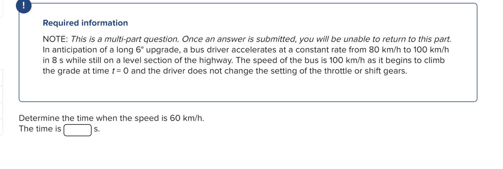 Solved !Required informationNOTE: This is a multi-part | Chegg.com