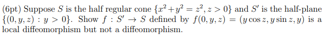 Solved Suppose S ﻿is the half regular cone {x2+y2=z2,z>0} | Chegg.com