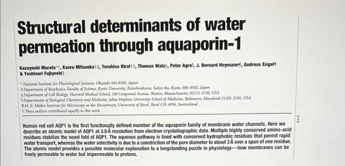 1) How big is one angstrom? Approximately, how big is | Chegg.com