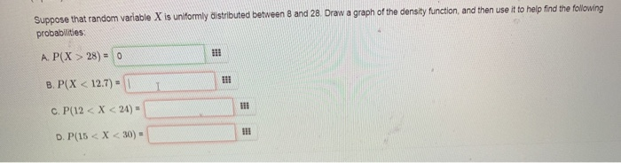 Solved Suppose That Random Variable X Is Uniformly 1448