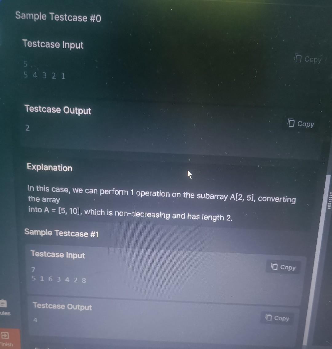 Solved You are given an array A consisting of N positive | Chegg.com