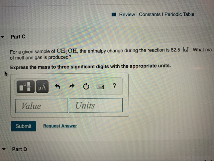 Solved A Review | Constants Periodic Table Part B Calculate | Chegg.com