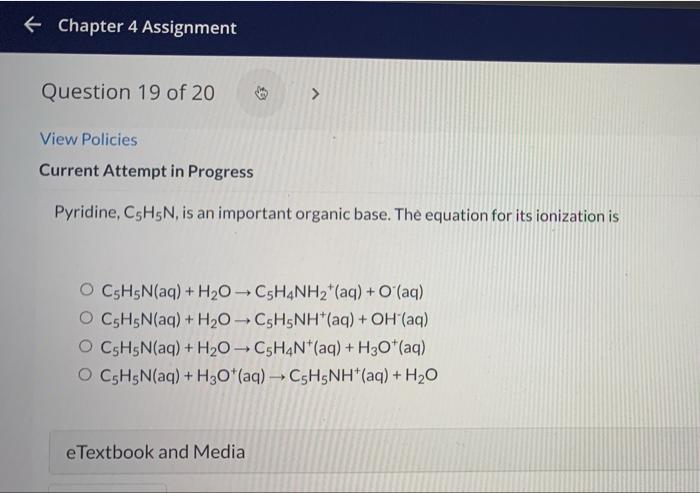Solved + Chapter 4 Assignment Question 19 of 20 > View | Chegg.com