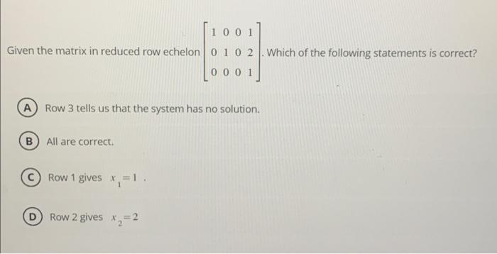 Solved Given the system of equation \\( 2 x+4 y-3 z=1 \\). | Chegg.com