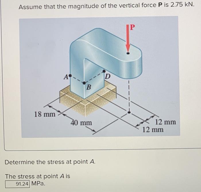Solved Assume that the magnitude of the vertical force P is | Chegg.com