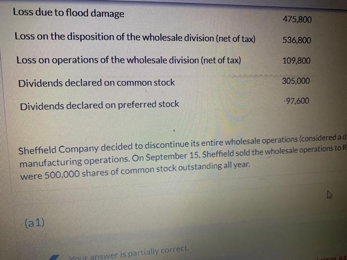 Solved Other Expenses and Losses Write-off of Goodwill | Chegg.com