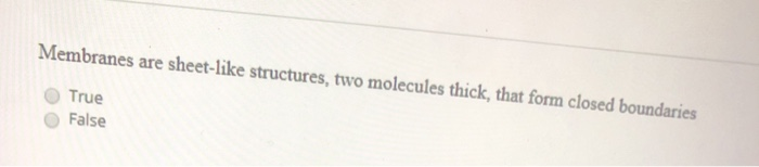 Solved Membranes are sheet-like structures, two molecules | Chegg.com