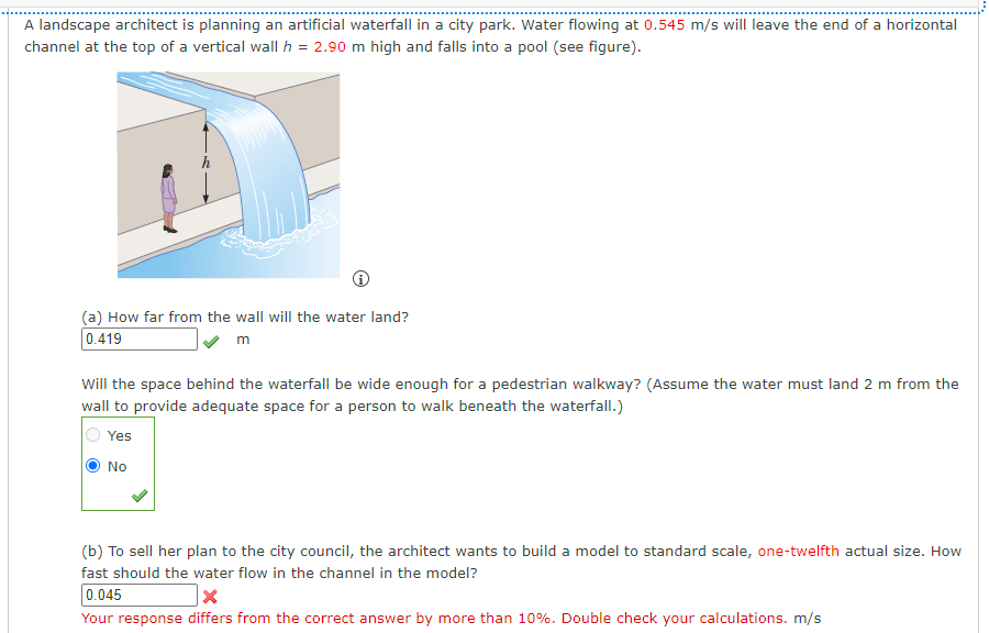 Solved A landscape architect is planning an artificial | Chegg.com