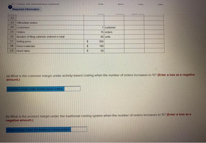 Solved Required information Chapter 7: (Algo) Applying Excel | Chegg.com