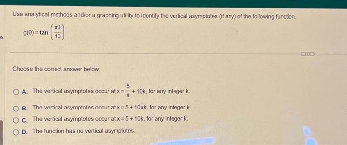Solved Use analytical methods and/or a graphing utility to | Chegg.com