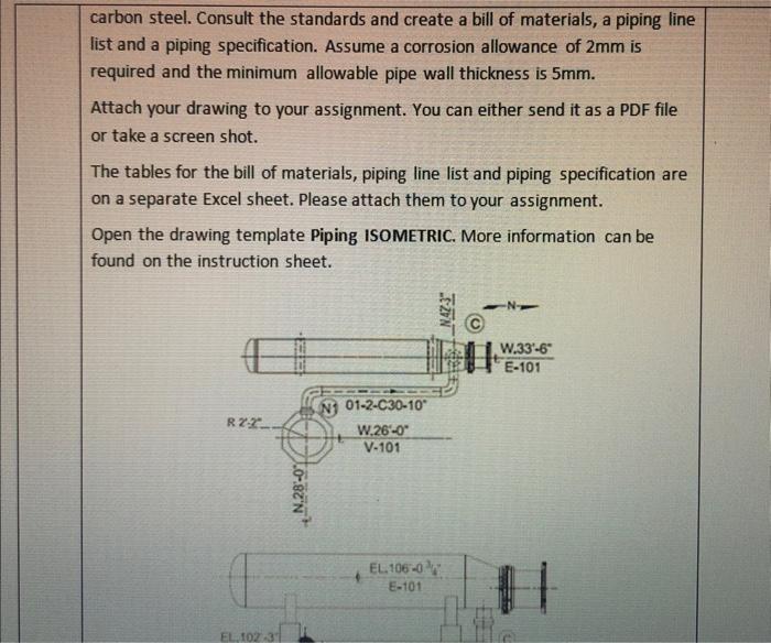 Solved \begin{tabular}{|l|l|l} \hline Q3 & Draw the piping | Chegg.com