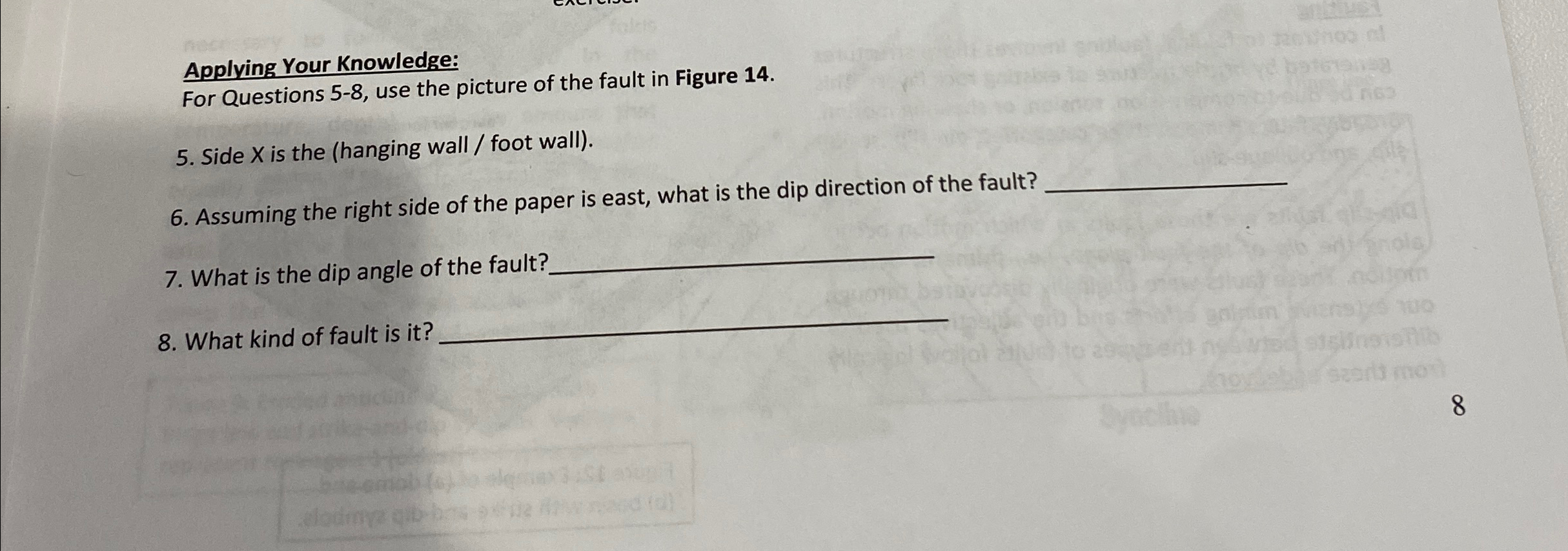 Solved Applying Your Knowledge:For Questions 5-8, ﻿use the | Chegg.com