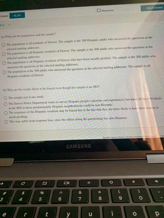 Solved Resources Check Answer inment Score: on 7 of 11 > The | Chegg.com