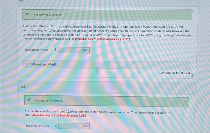 Solved On January 1,2026, Pharoah Corp. had 484,000 shares | Chegg.com