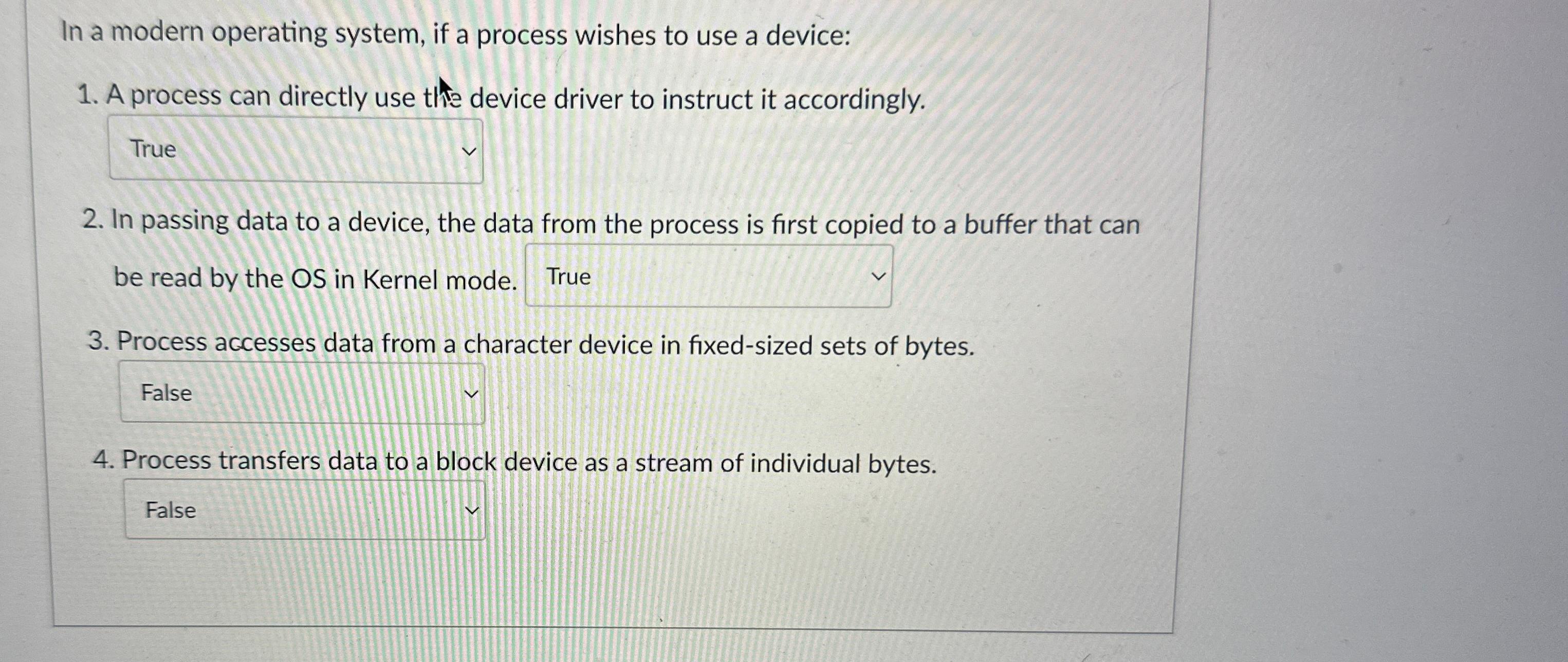 Solved In a modern operating system, if a process wishes to | Chegg.com