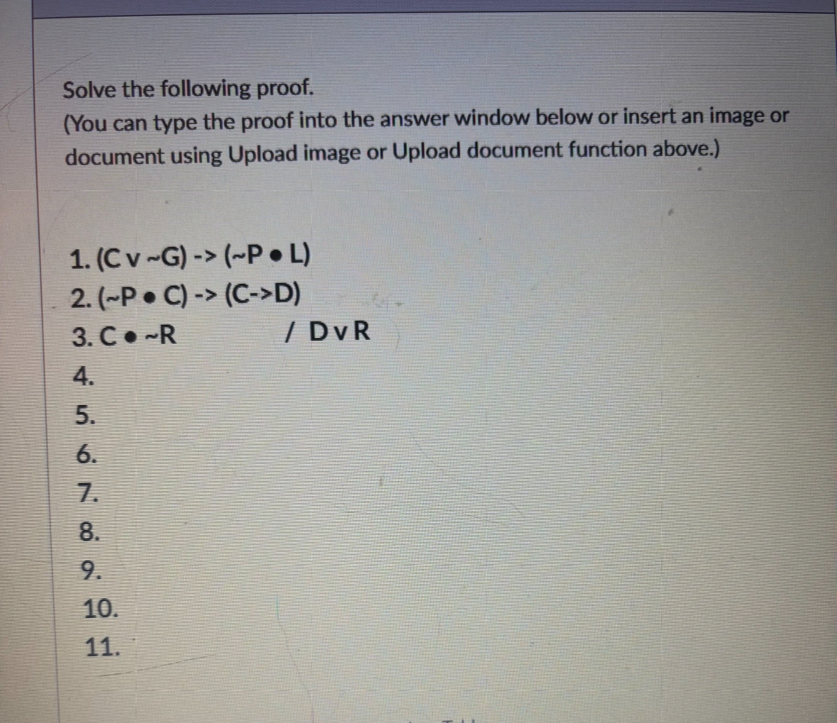 Solved Solve the following proof.(You can type the proof | Chegg.com