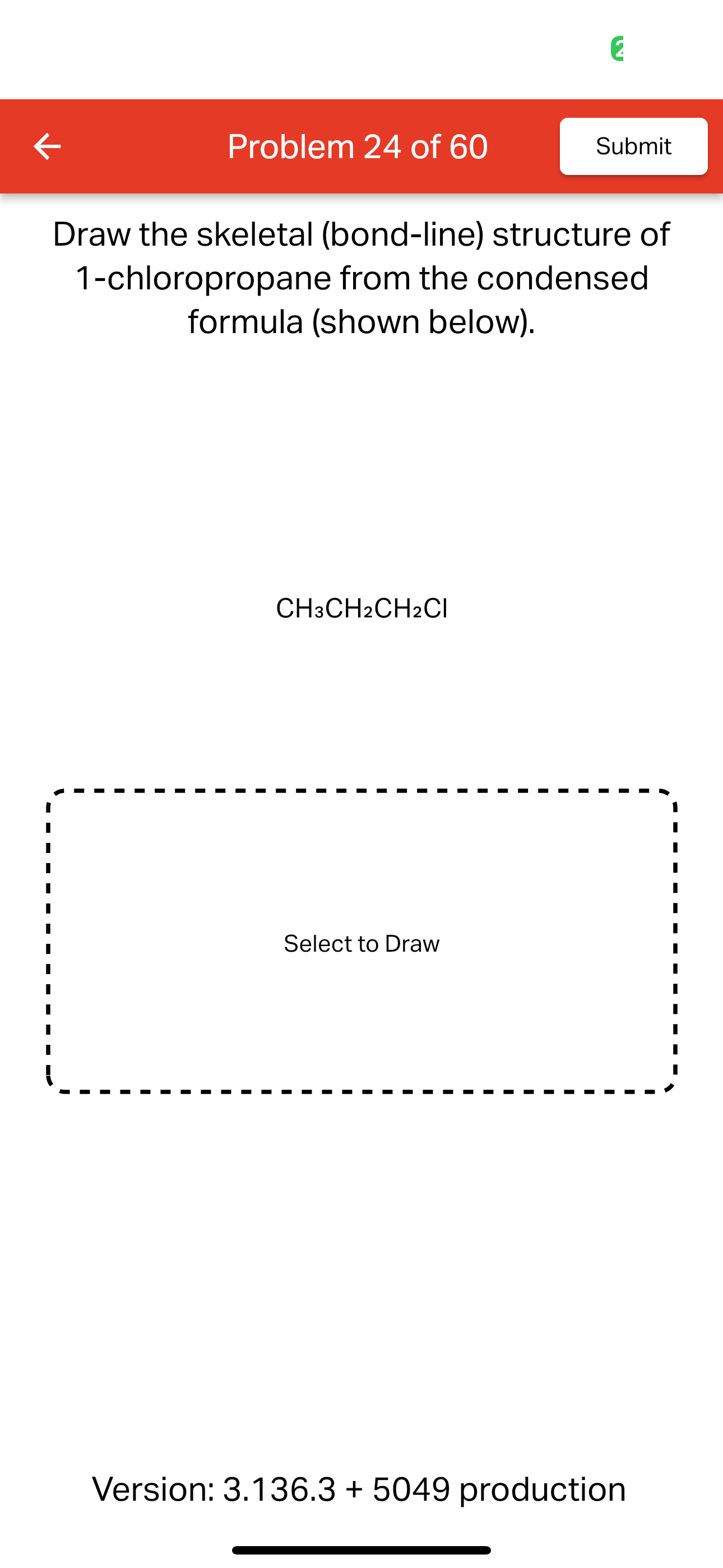 Solved Problem 24 ﻿of 60Draw the skeletal (bond-line) | Chegg.com