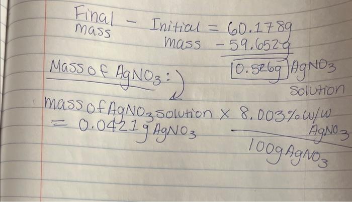 Solved True OR False if the initial mass of the flask was | Chegg.com