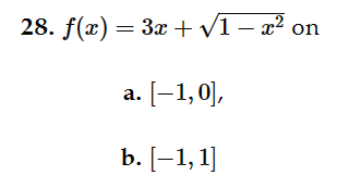 Solved f(x)=3x+1-x22 ﻿ona. -1,0,b. -1,1 ﻿ Use known | Chegg.com