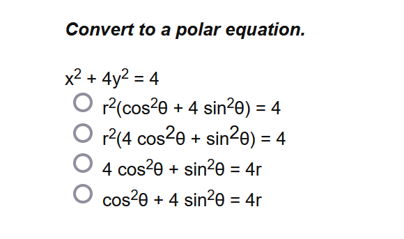 Solved Convert to a polar | Chegg.com