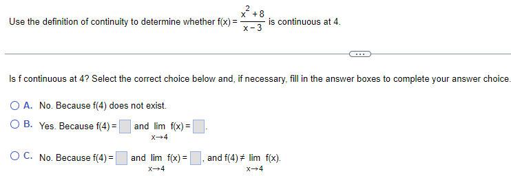 Solved Use the definition of continuity to determine whether | Chegg.com