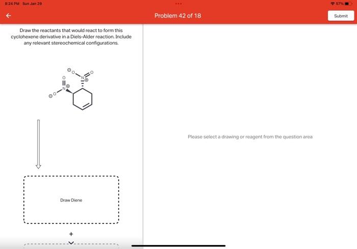 Solved Please select a drawing or reagent from the question | Chegg.com