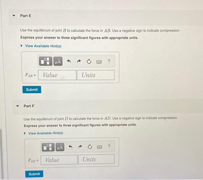 Solved The Method of Joints (Setup and Solve) Learning Goal: | Chegg.com