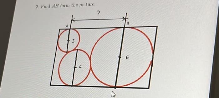 Solved 2. Find AB form the picture. | Chegg.com