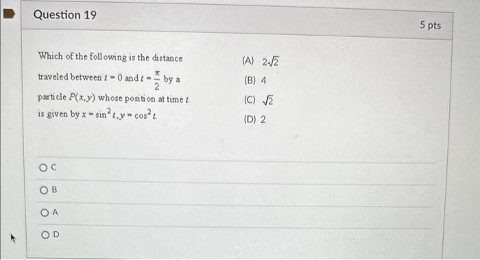 Solved tween t=0 and t=2π x,y) whose position a | Chegg.com