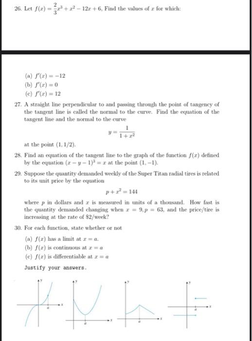 Solved 2. Which is correct? 'The derivative function f′(x) | Chegg.com