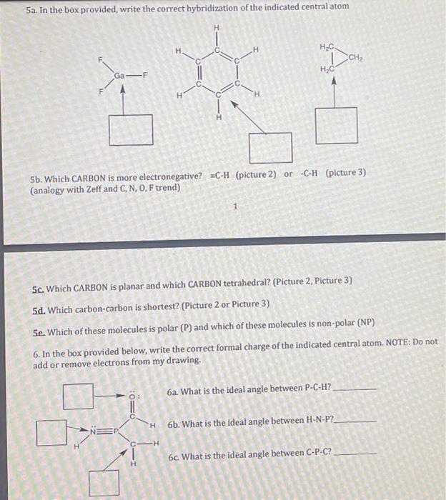 Solved 5a. In the box provided, write the correct | Chegg.com