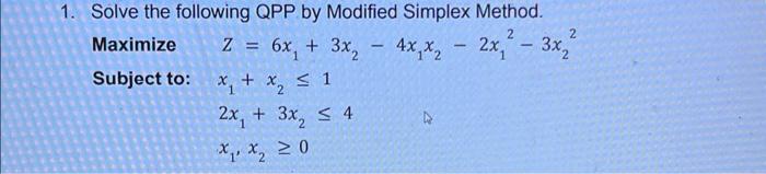 Solved this is a problem from optimization course. pleave | Chegg.com