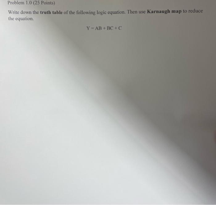 Solved Write down the truth table of the following logic | Chegg.com