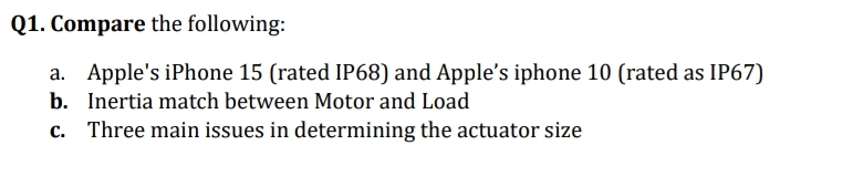 Solved Q1. ﻿Compare the following:a. ﻿Apple's iPhone | Chegg.com