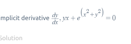 Solved differentiate the function using implicit | Chegg.com