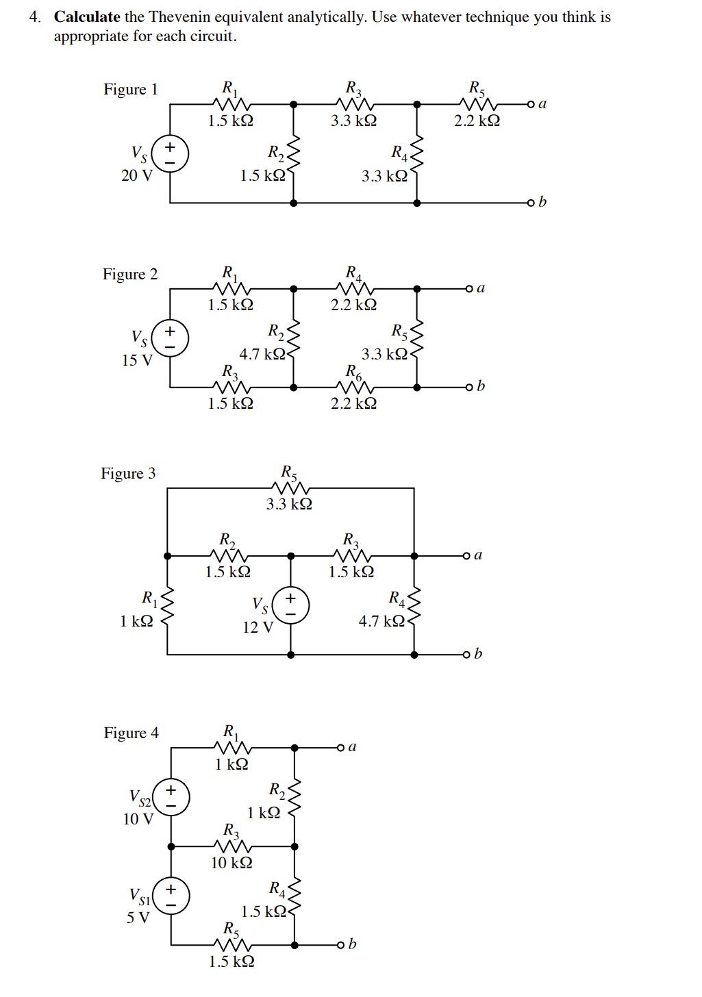 Solved Calculate the Thevenin equivalent analytically. Use | Chegg.com