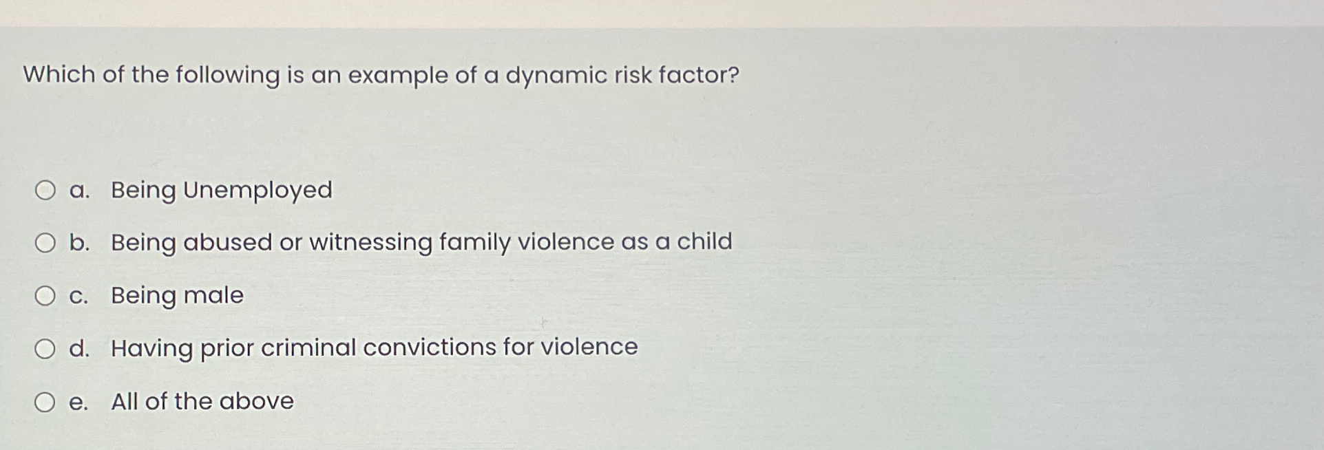 Solved Which of the following is an example of a dynamic | Chegg.com