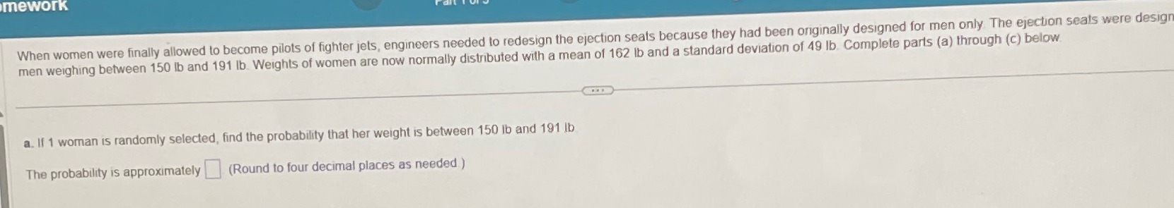 Solved When women were finally allowed to become pilots of | Chegg.com