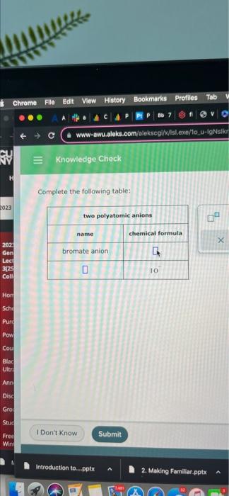 Solved 17 11 UNT GY H 2023 Chrome File Edit 2023 Gen Lect | Chegg.com
