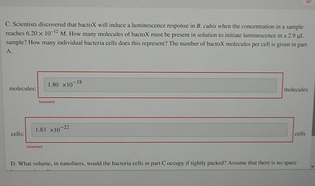 Solved C. Scientists discovered that bactoX will induce a | Chegg.com