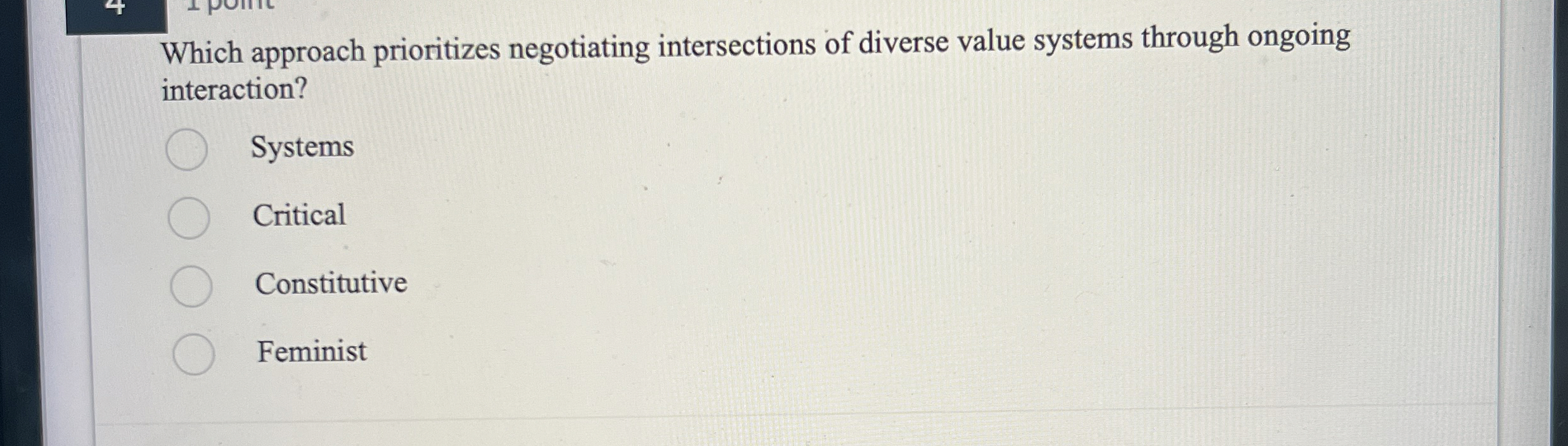 Solved Which approach prioritizes negotiating intersections | Chegg.com