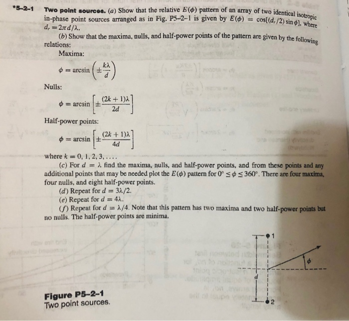 Two point sources. (a) Show that the relative Eco) | Chegg.com