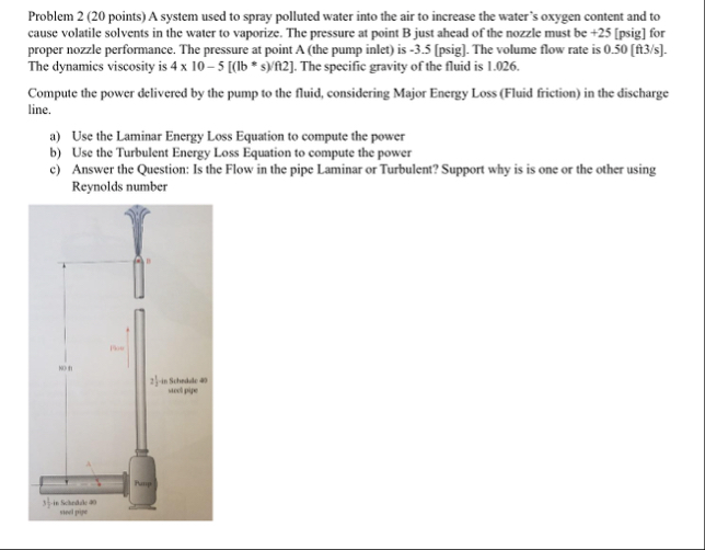 Problem 2 (20 ﻿points) ﻿A system used to spray | Chegg.com