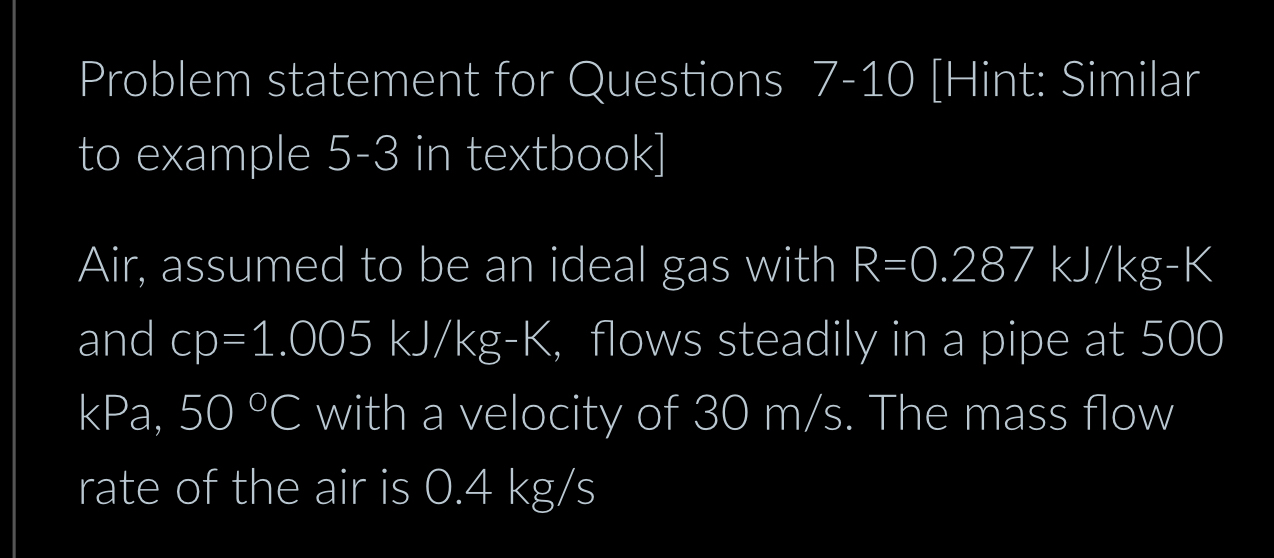 Solved Problem statement for Questions 7-10 [Hint: Similar | Chegg.com