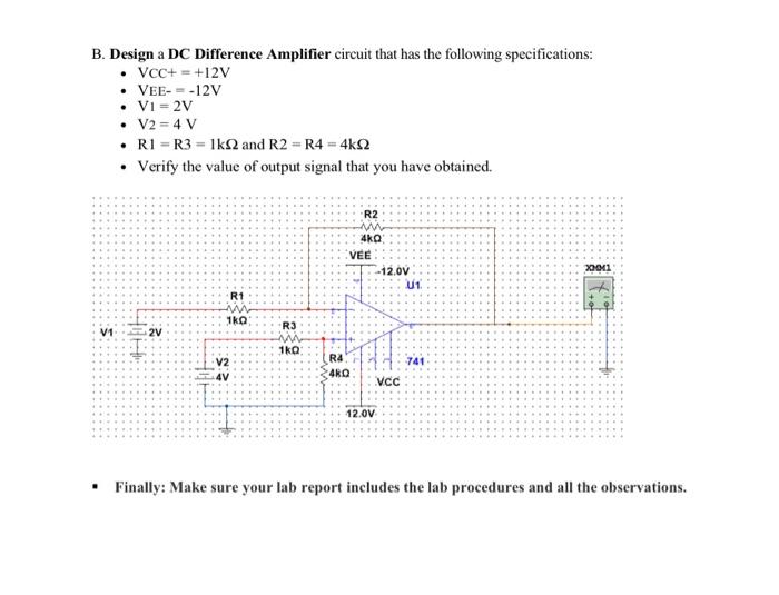 Solved Task 1: Design and Analysis of AC Non-Inverting | Chegg.com