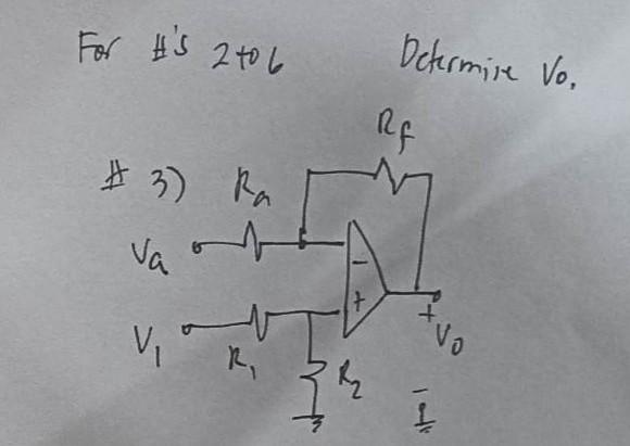 Solved Determine Vo, | Chegg.com