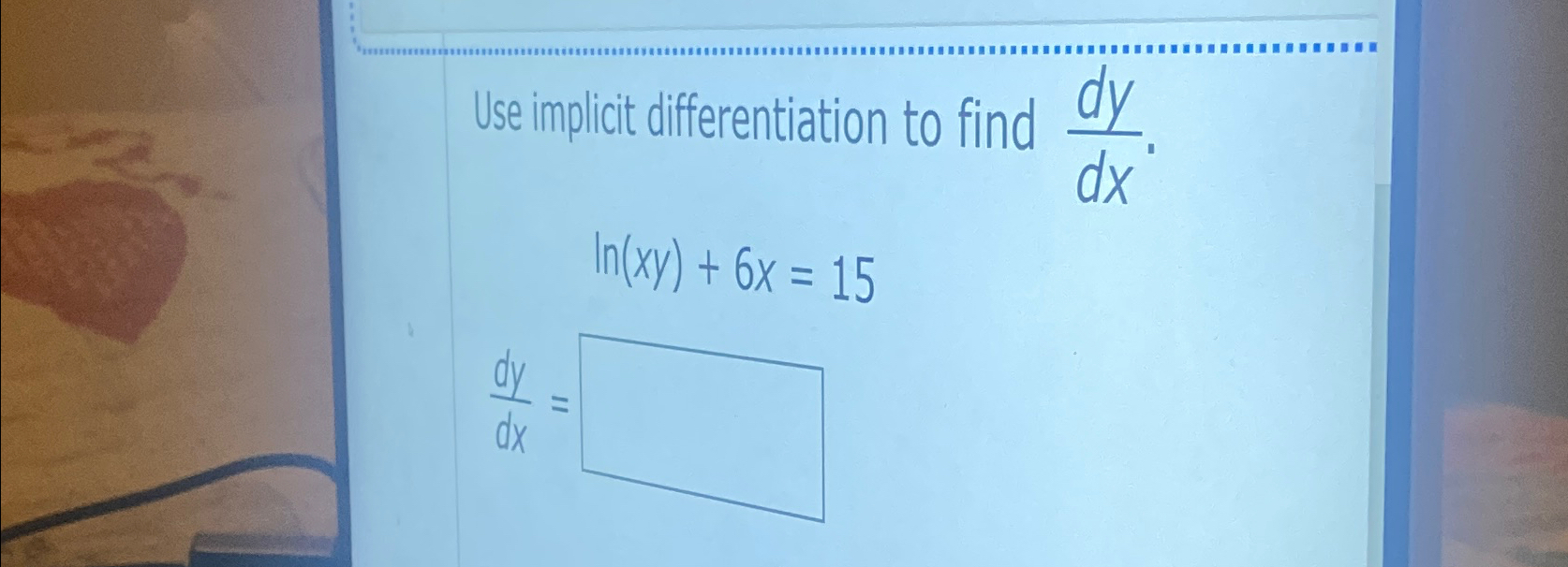 Solved Use implicit differentiation to find | Chegg.com