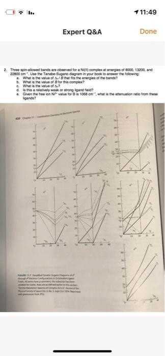 Solved inorganic chemistry , please solve with use | Chegg.com