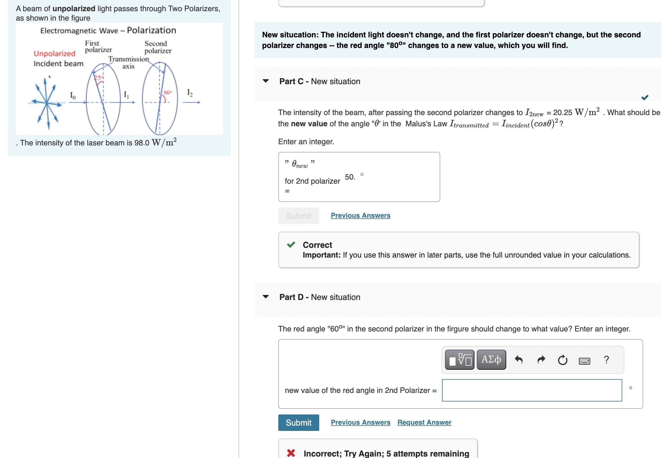 Solved I JUST NEED PART D, ﻿plesse help! I will leave god | Chegg.com