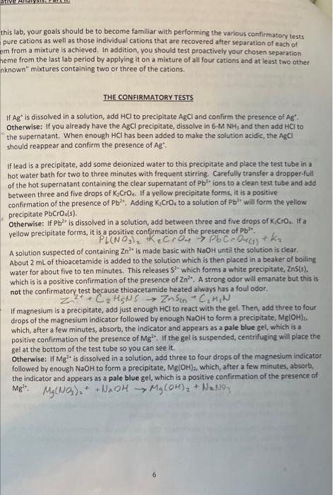 Solved Create a separation scheme (flowchart on next page) | Chegg.com